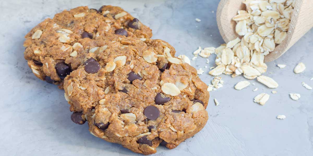 Cookies de avena plátano y cacao Degusta estas deliciosas galletas